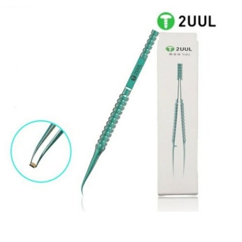 Titanium Alloy Ultra 2UUL Ti02 Angled Tweezer For Micro-Soldering ...