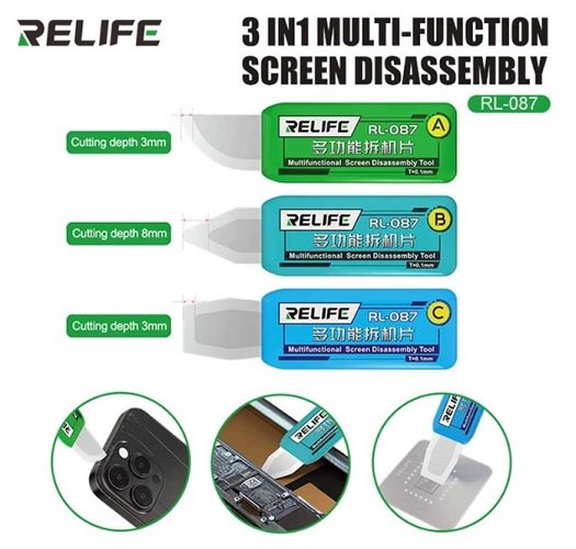 Relife Multi Function Screen Disassembly Tools - Refix Tools
